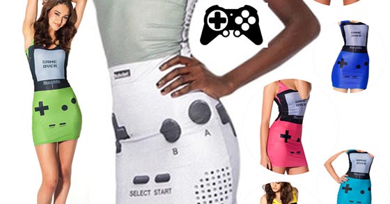Gamer dresses and cloths from Black milk clothing - TGG