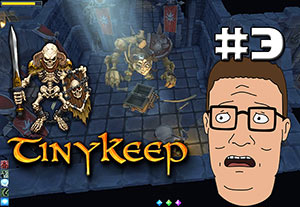 Tinykeep - Part 3 - The big skeleton monster from hell! - TGG