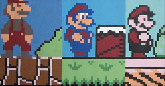 8-Bit Artist - Awesome 8-bit pixel paintings - TGG