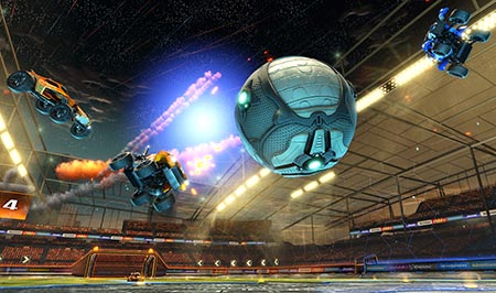 Rocket League - Splitscreen gameplay madness! - TGG