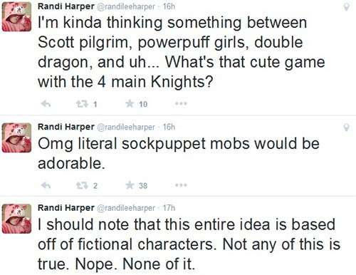 Randi Harper might make a game based on #GamerGate - TGG