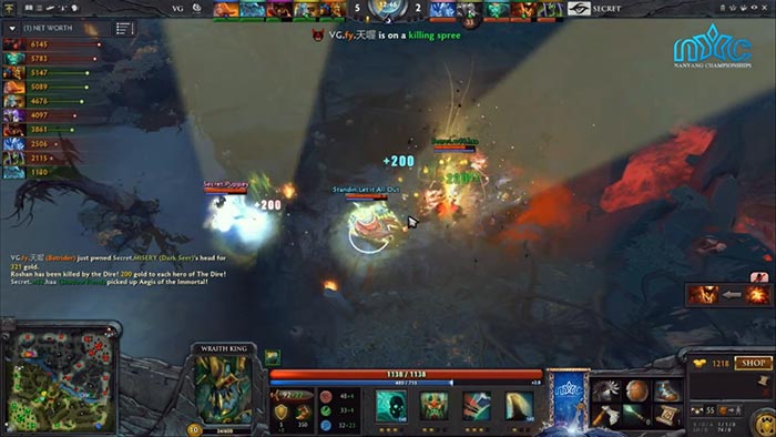 This is how Team Secret took the cup from Vici Gaming - TGG