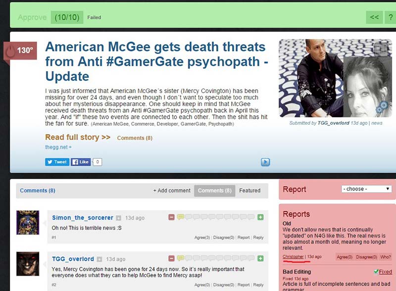 N4G.com doesn´t like LFG and Mark Kern all that much - TGG