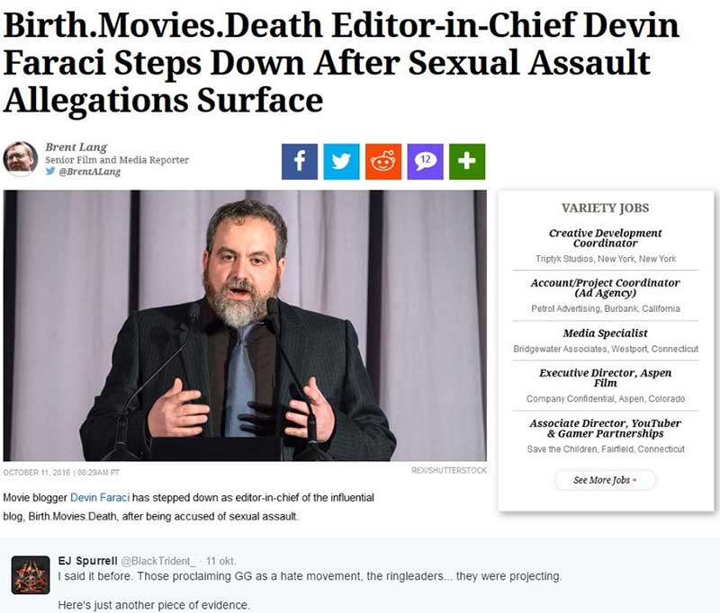 Devin Faraci has damaged the Church of Social Justice - TGG
