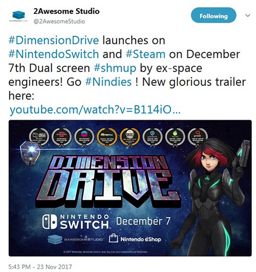 Dimension Drive is coming to Switch and PC in December - TGG