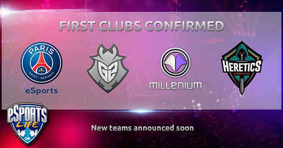 ESPORTS LIFE for Steam - First official teams revealed - TGG