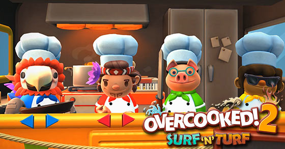 Overcooked 2's "Surf ‘n’ Turf" DLC is now available for console and PC ...