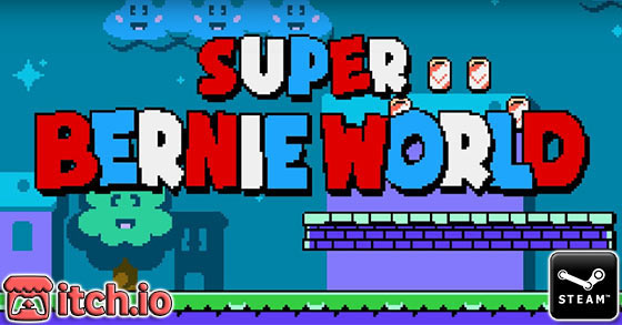 "Super Bernie World" is now available for via Steam and Itch.io - TGG