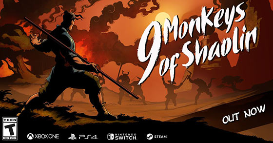 “9 Monkeys of Shaolin” is now available for PC and consoles - TGG