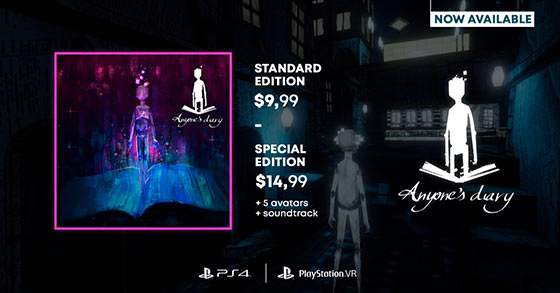“Anyone’s Diary” is now exclusively available for PSVR - TGG