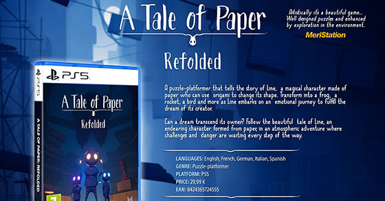 A Tale of Paper Refolded is now physically available for the PS5 - TGG